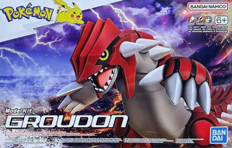 Bandai Pokemon Model Kit Groudon — Arkhaven Games & Hobbies