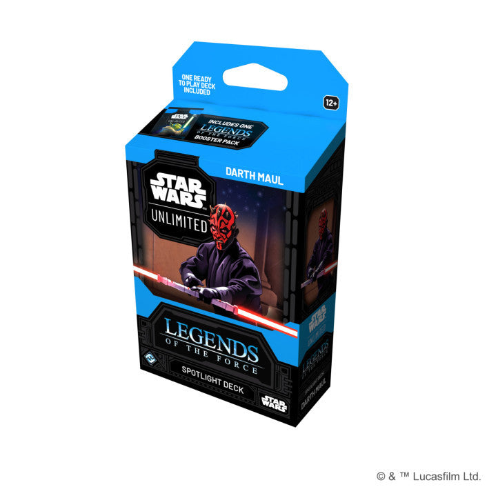 SWU: Legends of the Force Spotlight Deck - Darth Maul — Arkhaven Games ...