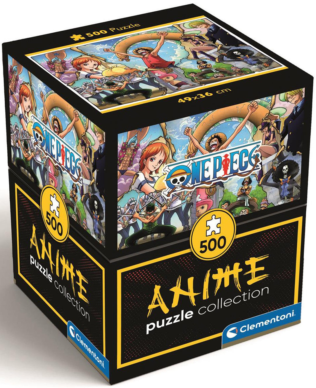 Clementoni One Piece Anime Cube Puzzle 500pc 1 — Arkhaven Games & Hobbies