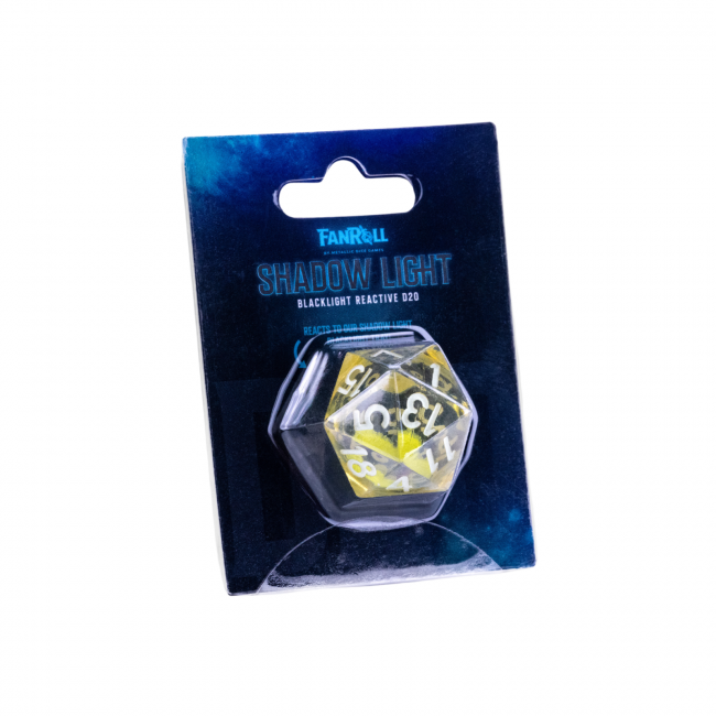 MDG Individual d20 Dice: Liquid Core Shadow Light — Arkhaven Games ...