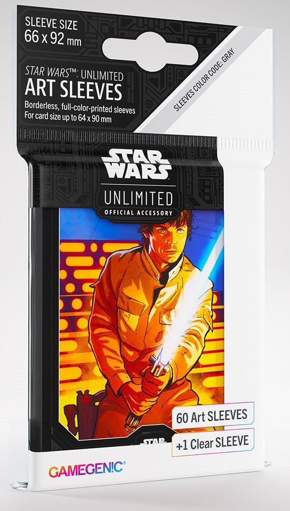 Gamegenic SWU Art Sleeves: Luke Skywalker — Arkhaven Games & Hobbies