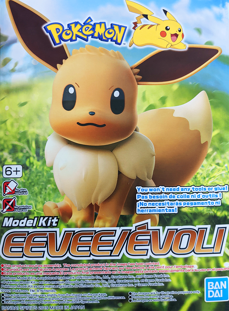 Bandai Pokemon Model Kit - Eevee — Arkhaven Games & Hobbies